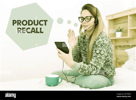 Text Showing Inspiration Product Recall Word For Request To Return The Possible Product Issues