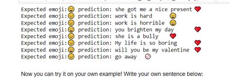 C5 W2 Emojify V2 Poor Predictions Sequence Models DeepLearning AI
