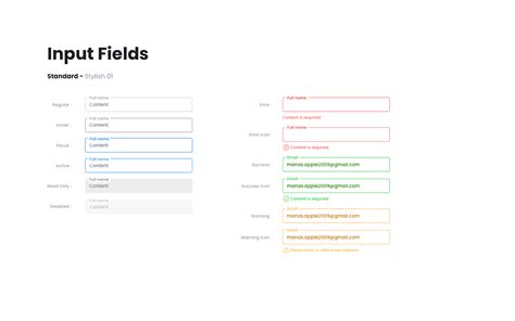 Input Text Fields Design On Behance