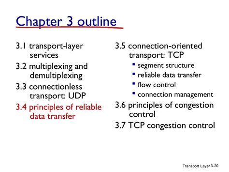 Transport Layer Computer Networks