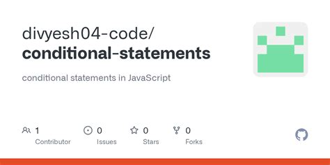 Github Divyesh04 Codeconditional Statements Conditional Statements