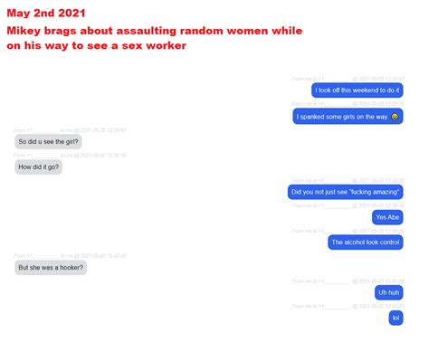 Dont Know Who Needs To Hear This But Mikey Is An Unrepentant Sex Criminal R Mikeymiles