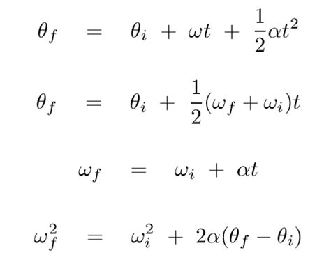 Angular Acceleration Equation