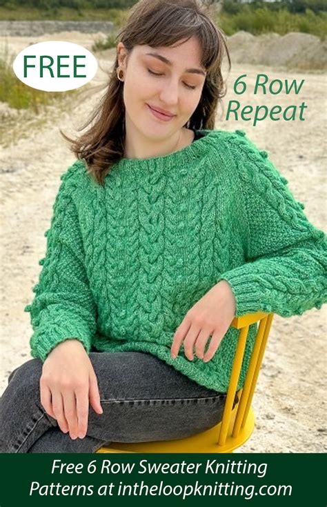 6 Row Sweater Knitting Patterns In The Loop Knitting