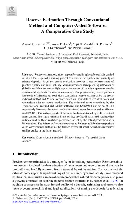 Pdf Reserve Estimation Through Conventional Method And Computer Aided