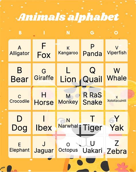 30 Fun Bingo Themes Bingo Card Creator