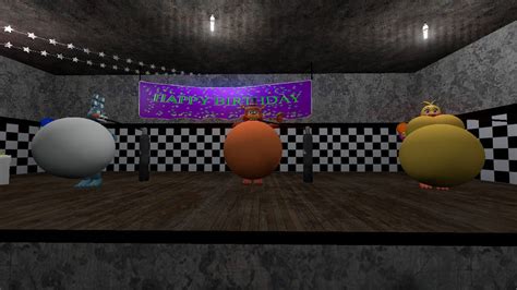 Inflation Nights At Freddys Fazbear Pizza Stage By Legoben2 On
