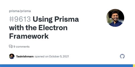 using prisma with the electron framework · issue 9613 · prisma prisma