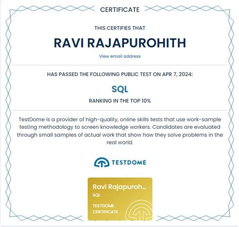 Im Happy To Share That Ive Obtained A New Certification Sql From