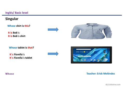 Whose English Esl Powerpoints