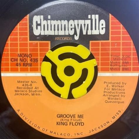 King Floyd Groove Me 7 Inch Vinyl Cycle Records