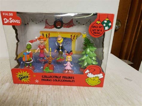 Dr Seuss The Grinch 6 Pc Set Collectible Figures Trice Auctions