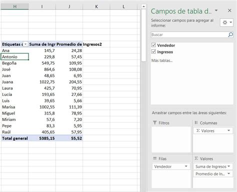 Tablas De Excel Gratis