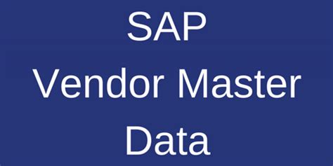 Streamlining Data Management With Sap Business Partner Concept In Mm Droit Solutions