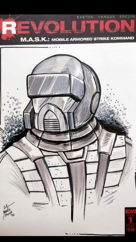 Matt Trakker In Ben Bbs Sketch Cover Art Pinoy Artists Comic Art Gallery Room