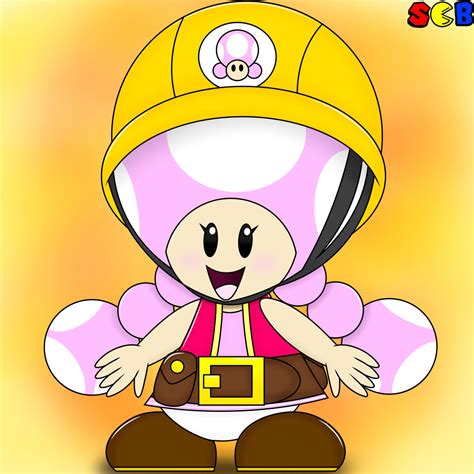 Builder Toadette By Superchrisplus On Deviantart