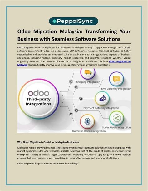 Ppt Odoo Migration Malaysia Transforming Your Business With Seamless Software Solutions