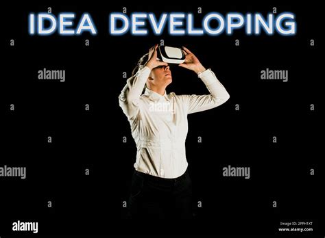 Writing Displaying Text Idea Developing Conceptual Photo Innovating The Concept And Bringing