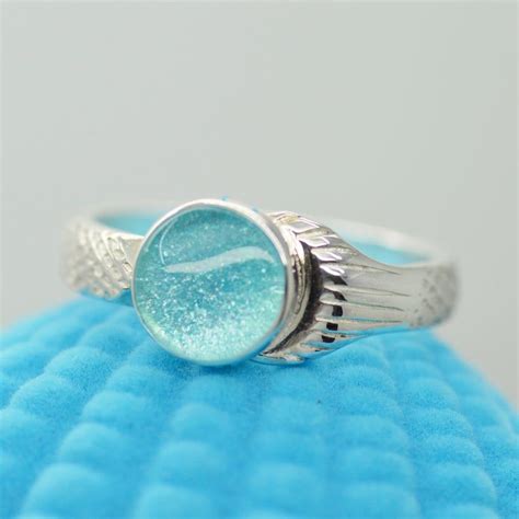 Real Mako Mermaid Moonpool Island Of Secrets Ring Sterling Etsy