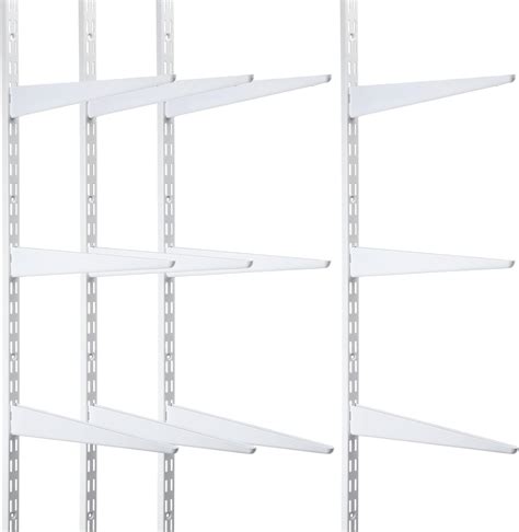 Colingmill 4 Pcs Twin Rail Upright Wall Shelving System 47 5 Inch With