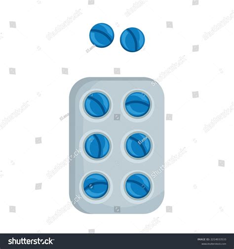 Multidose Pill Packaging Medical Pills Drugs เวกเตอร์สต็อก ปลอดค่า