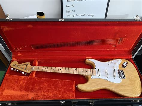 Fender Straocaster 1975 Natural Reverb