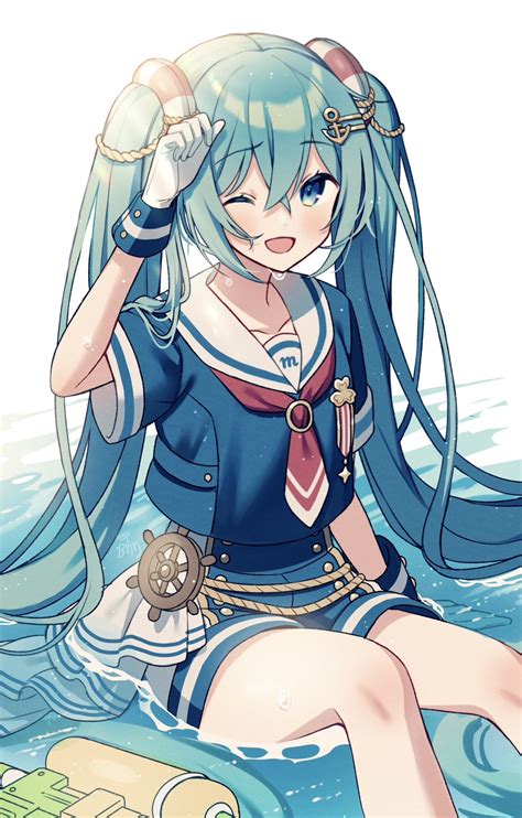Hatsune Miku And More More Jump Miku Vocaloid And More Drawn By Amagi Hana Danbooru