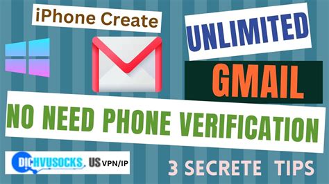 UNLIMITED Gmail Account No Phone Verification Required YouTube