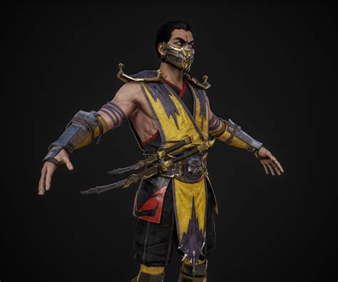 Mortal Kombat 9 Scorpion Costume