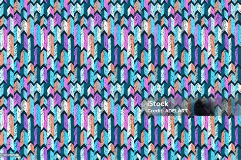 직물 패턴 부족 장식품 민족 스타일 자수 효과 그림 멕시코 직물 브라질 섬유 패션 디자인 인테리어 또는 인쇄 된 제품을위한 벡터 패턴 공예에 대한 스톡 벡터 아트 및 기타