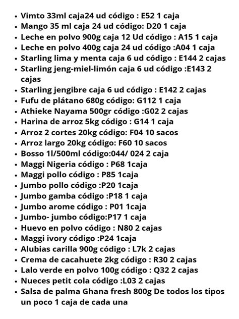 Vimto 33ml Caja244d Código E52 Pdf Pdf