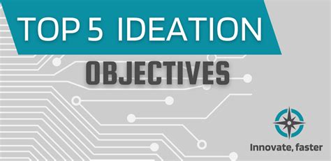 5 Ideation Objectives For Innovation Infographic