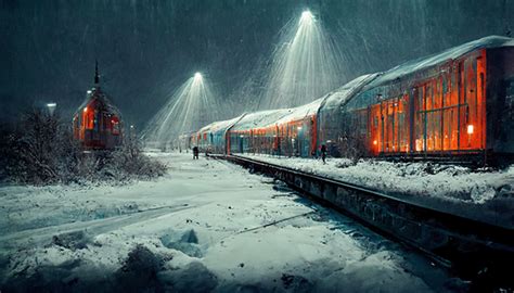 The Frozen Train On Behance