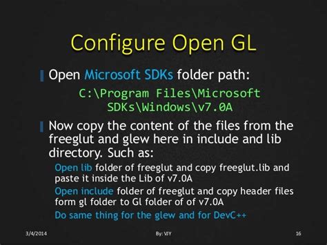 Open Gl Configurationmarch2014