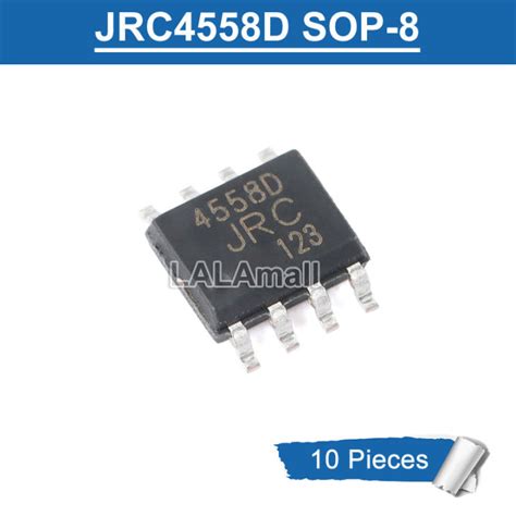 10pcs Jrc4558d 4558d Jrc Sop 8 Smd Dual Operational Amplifier Chip Ic