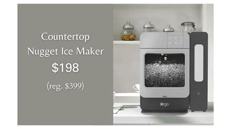 Orgo The Sonic Countertop Ice Maker 198 Reg 399 Southern Savers