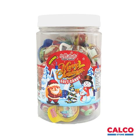 10g X 30s Deer Dada Merry Christmas Soft Candy Gummy Original Flavour Gula Gula Lembut