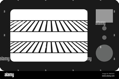 Microwave Vector Icon Illustration Flat Design Stock Vector Image And Art