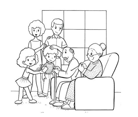 20 نقاشی زیبای پدربزرگ و مادربزرگ با موضوع روز سالمند