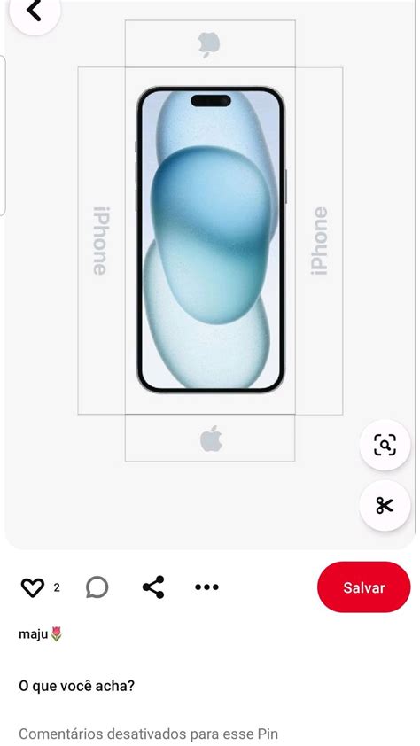 Esse é Um Modelo De Caixa De Iphone Iphone Modelo De Caixa