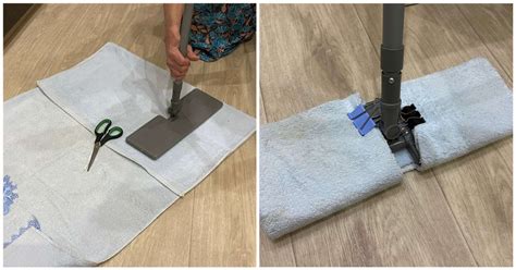 Как без иголки с ниткой сделать насадку на швабру или Идеи трансформации старых полотенец