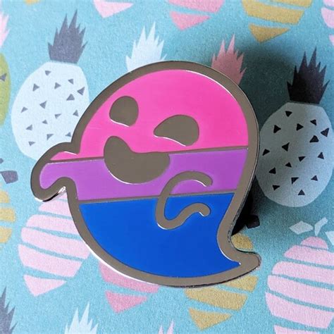 Bisexual Bi Pride Flag Enamel Pin Badge Etsy