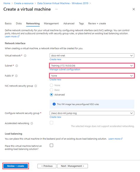 Create A Secure Workspace Azure Machine Learning Microsoft Learn