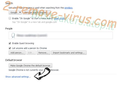 How To Remove Secure Search Bar