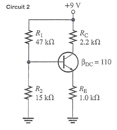 solved 4 refer to circuit 2 a calculate vb ve vc ic