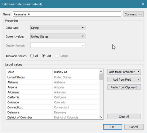 Tableau Combining Two Column Values Into A Dropdown List Stack Overflow