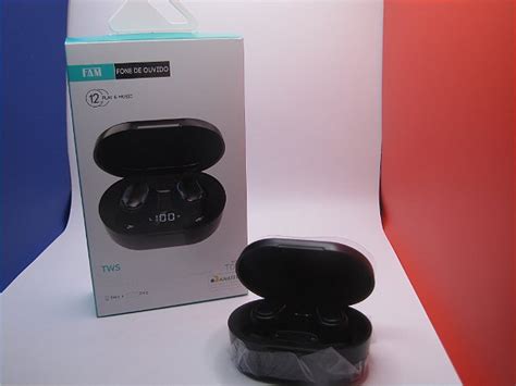 Fone De Ouvido Sem Fio TWS Bluetooth 5 0 IOS Android Marca FAM Modelo T07 M2P TECH