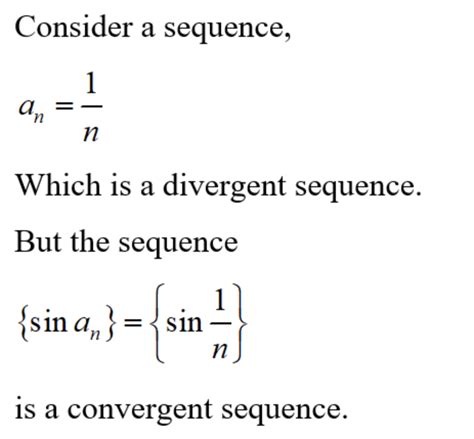 Solved Give An Example Of A Divergent Sequence An Such Chegg