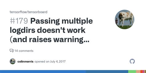 Passing Multiple Logdirs Doesnt Work And Raises Warning About