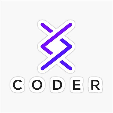 coder coding code sticker for sale by mahe art redbubble